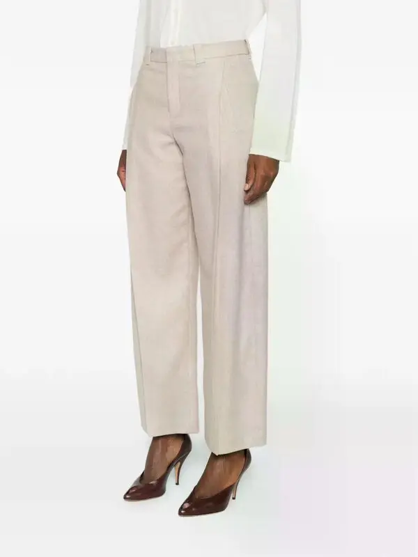 DRYKORN Pressed-crease Wide-leg Trousers