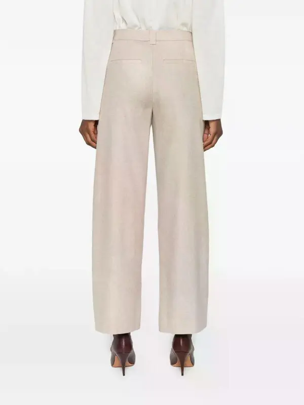 DRYKORN Pressed-crease Wide-leg Trousers