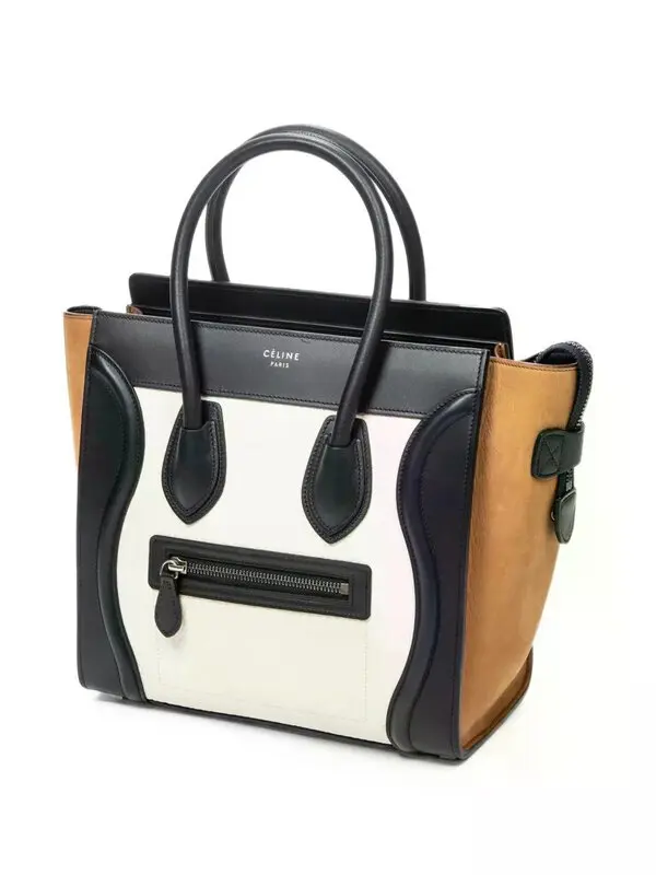 Celine Micro Luggage Tricolour Tote Bag