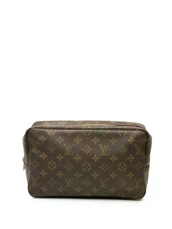 LOUIS VUITTON 1984 Monogram Trousse Toilette 28 Clutch Bag