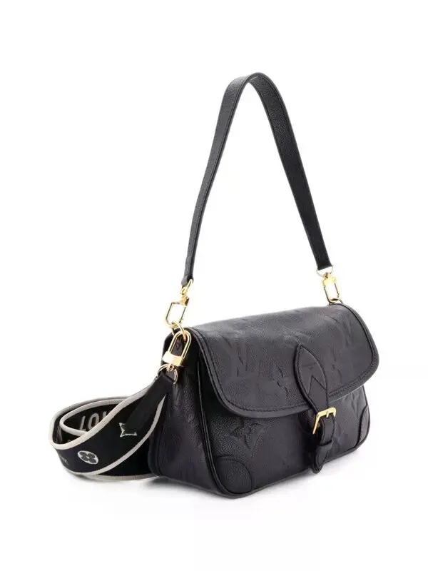 LOUIS VUITTON Diane Nm Handbag Monogram Empreinte Giant Shoulder Bag - Black