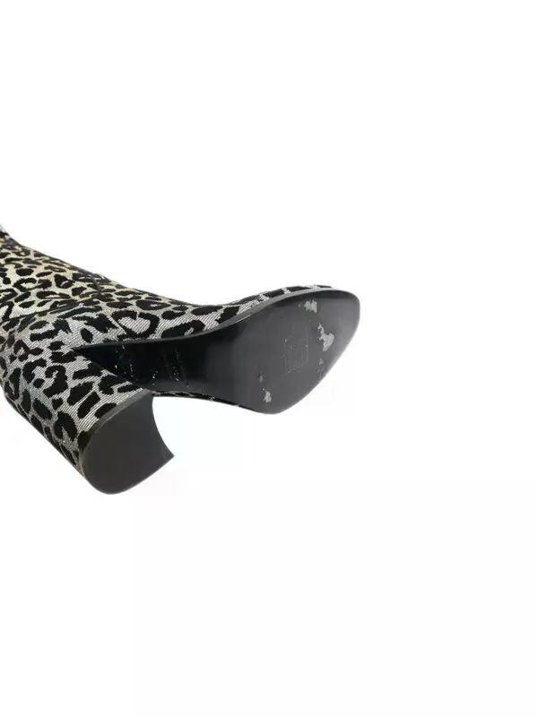 Dolce & Gabbana Leopard-print Knee-high Boots