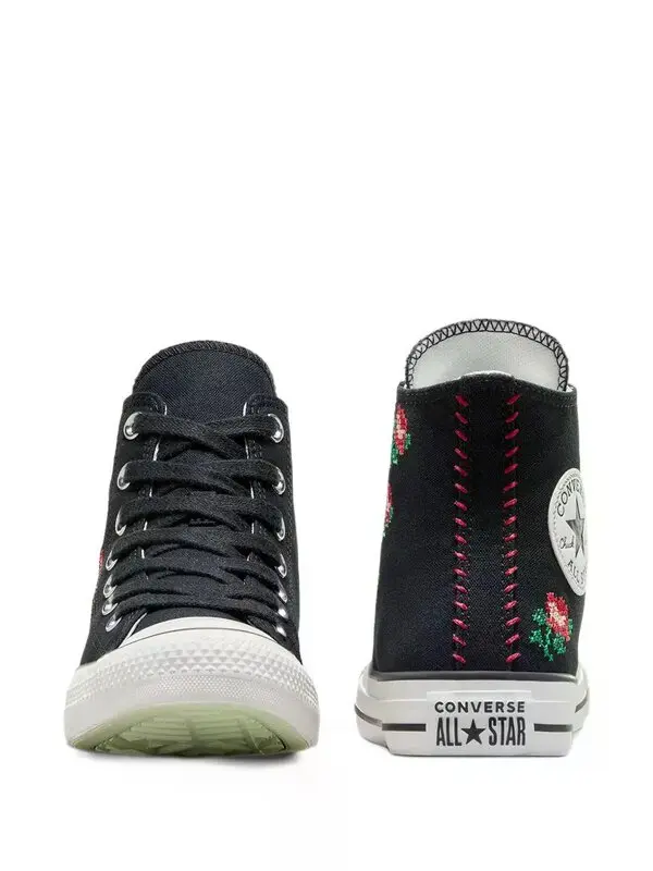 CONVERSE Chuck Taylor All Star Floral-embroidered Sneakers