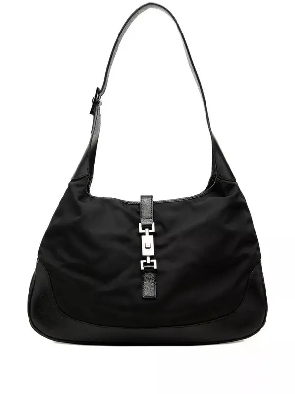 Gucci 2000-2015 Nylon Jackie Shoulder Bag - Black