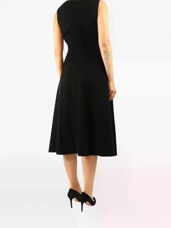 Oscar De La Renta Sleeveless Cut-out Midi Dress