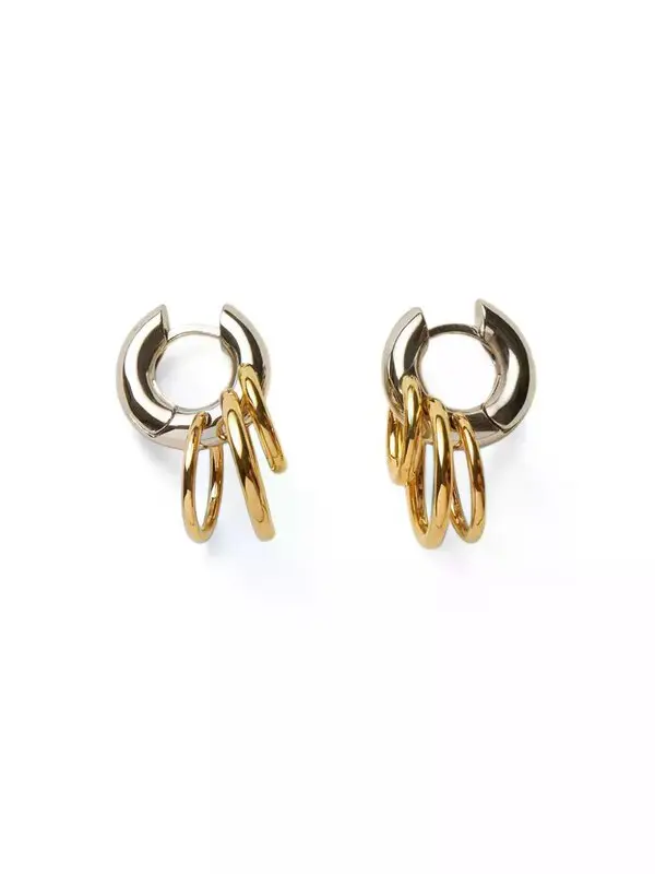 PANCONESI Pierced Huggies Earrings