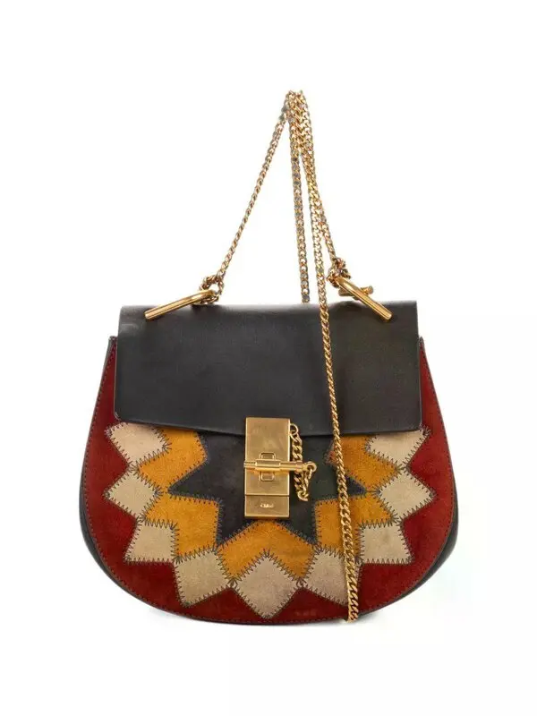 Chloé Small Drew Patchwork Shoulder Bag