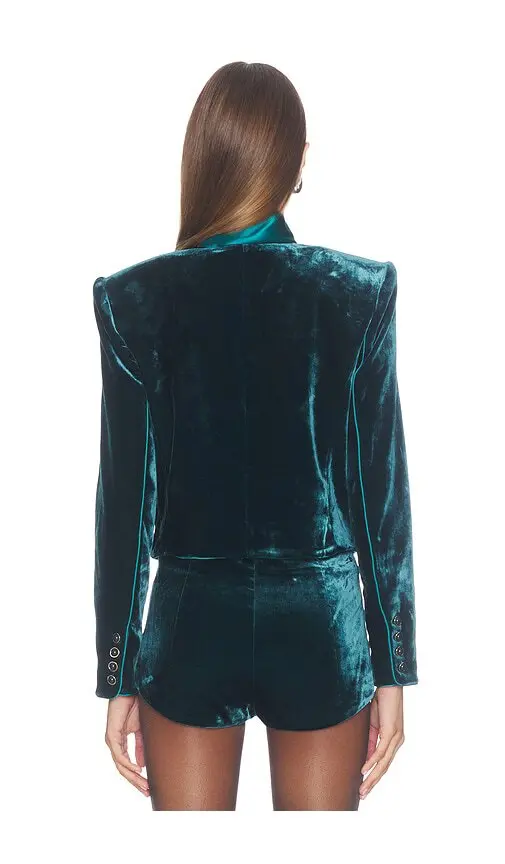 Retrofete Alto Velvet Jacket In Blue