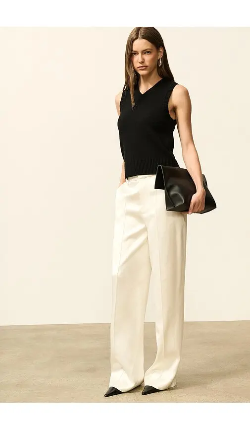 HELSA Gabe Trouser In Double Face Satin