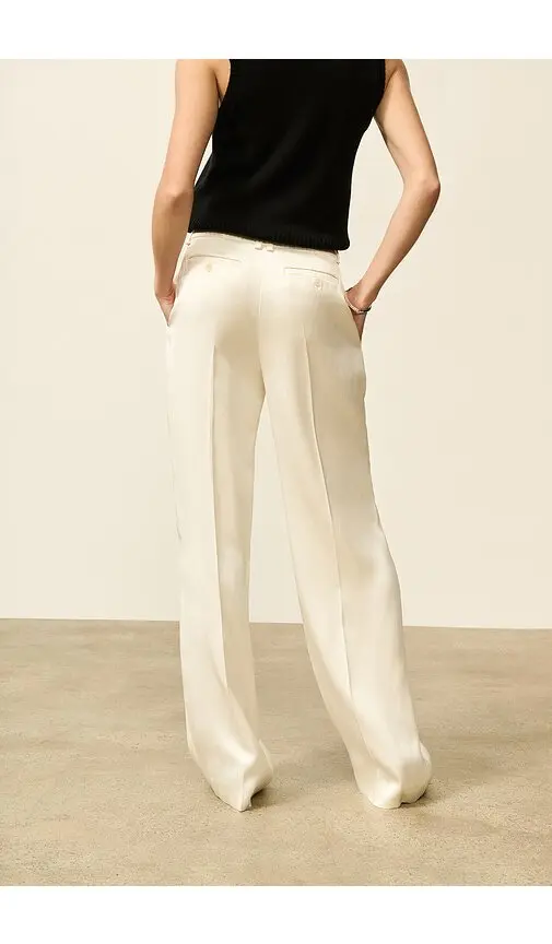 HELSA Gabe Trouser In Double Face Satin