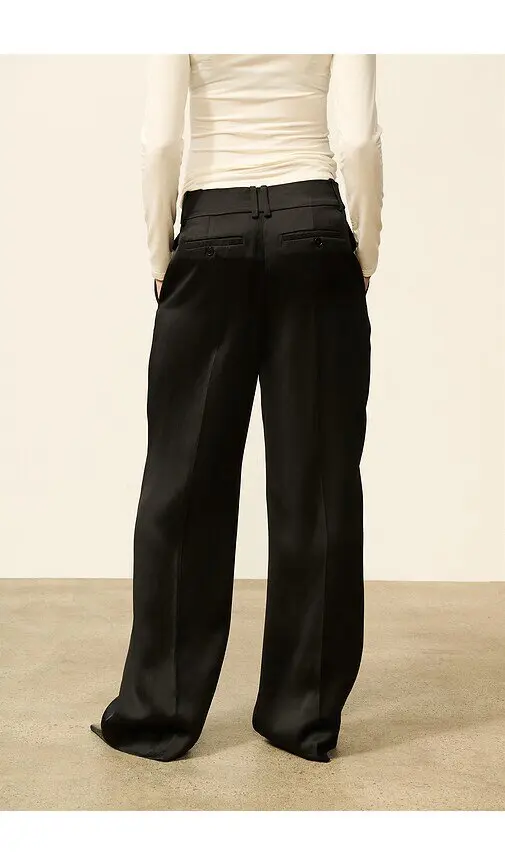 HELSA Gabe Trouser In Double Face Satin