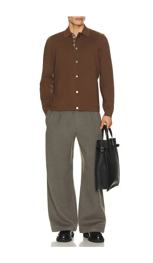 Barbour Florcombe Knitted Cardigan In Brown