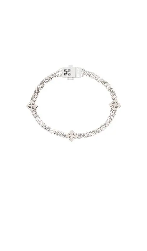 Off-White Arrow Bracelet In Metallic