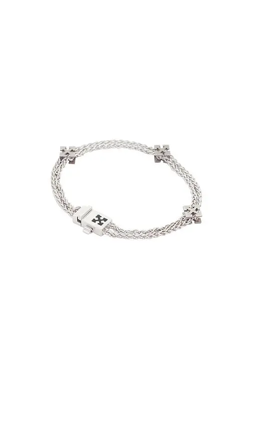 Off-White Arrow Bracelet In Metallic