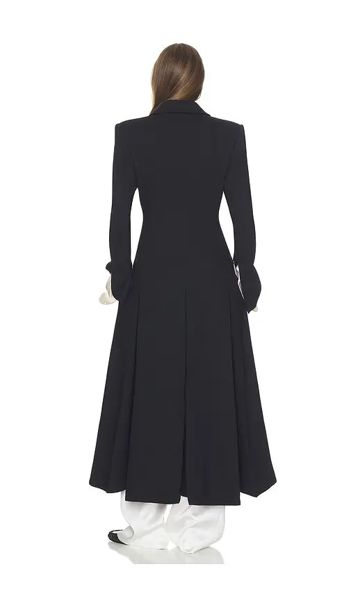 HELSA Wool Blend Asymmetrical Suiting Jacket With Slits