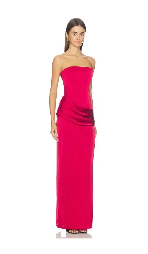 Amanda Uprichard Rue Gown In Red