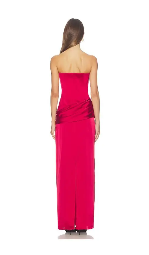 Amanda Uprichard Rue Gown In Red