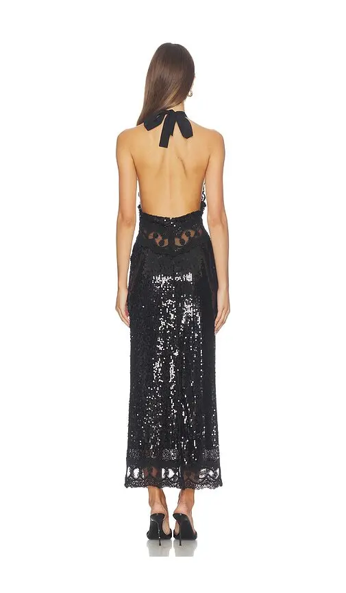 Lioness Solana Maxi Dress In Black