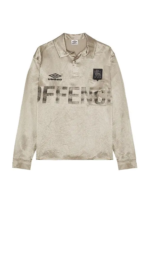 UMBRO Satin Enfield Shirt In Grey