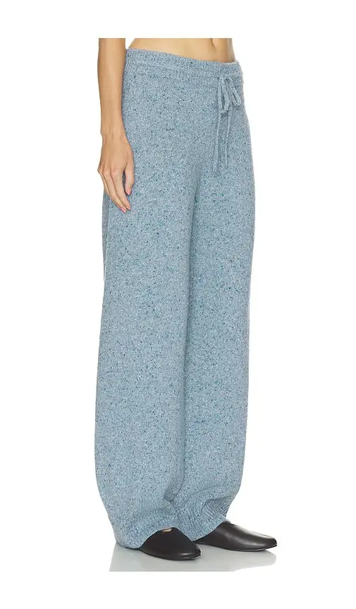 HELSA Paxton Fleck Knit Pant In Blue