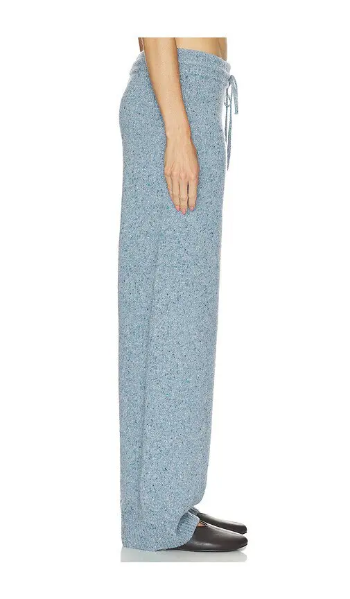 HELSA Paxton Fleck Knit Pant In Blue