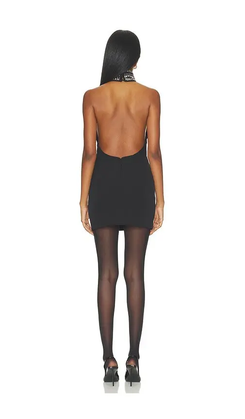 MORE TO COME Esmeralda Halter Mini Dress