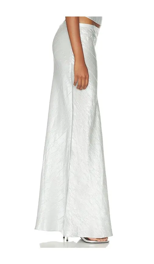 Lioness Hudson Maxi Skirt In Metallic