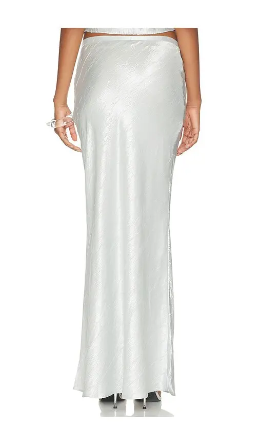 Lioness Hudson Maxi Skirt In Metallic