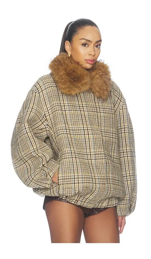 Ronny Kobo Savannah Jacket In Beige