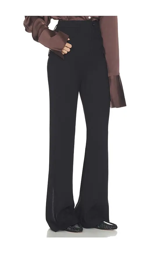 HELSA Wool Blend Double Loop Trousers