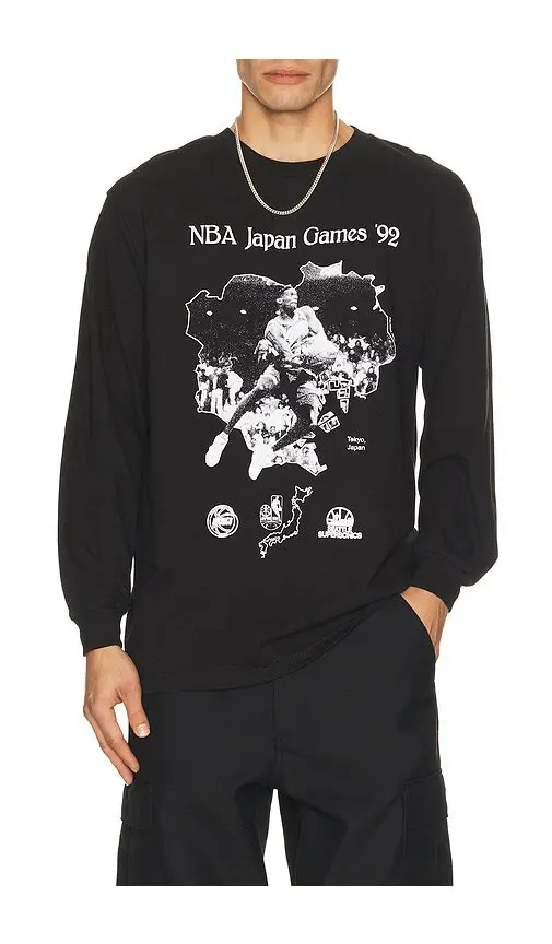 FULL COURT PRESS Nba Japan Games '92 Long Sleeve Tee