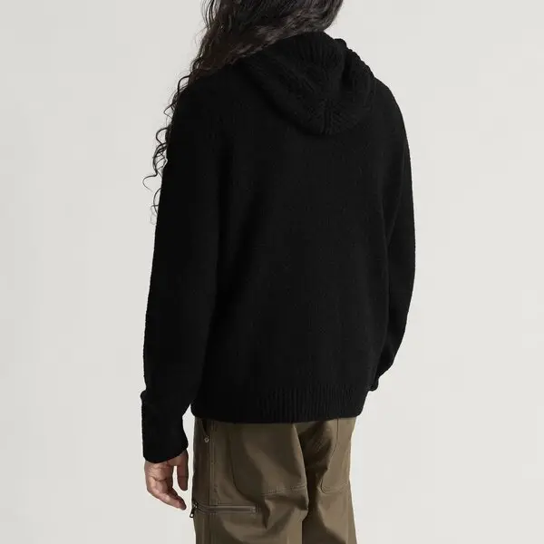 Moncler Boucle Knitted Hoodie