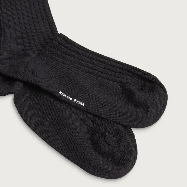 Simone Rocha Merino Silk Knee Socks