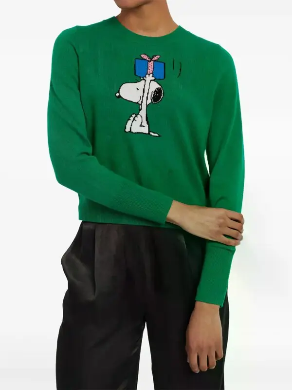 Chinti & Parker Snoopy-intarsia Sweater
