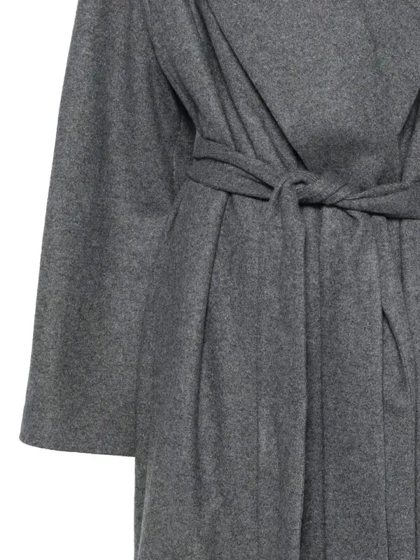 Colombo Belted Shawl-collar Coat