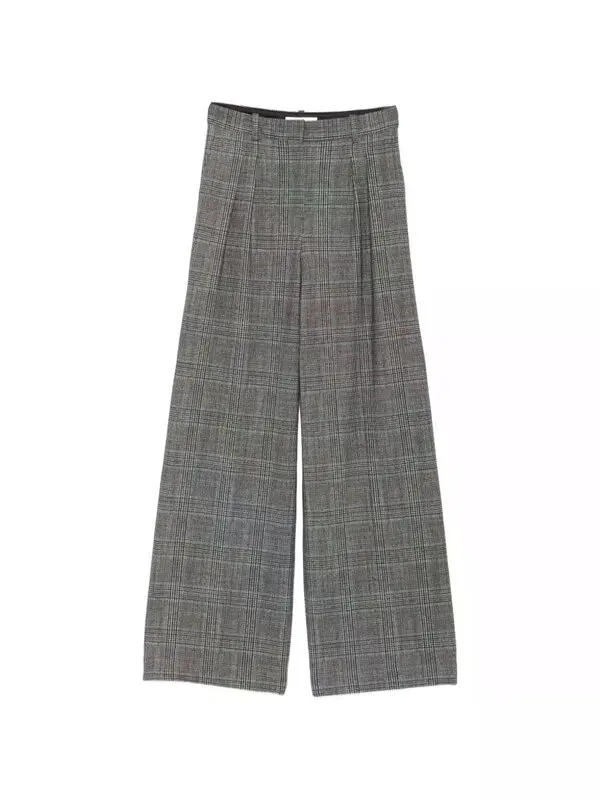 CIRCOLO 1901 Prince Of Wales Check Pleated Trousers