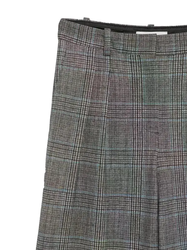 CIRCOLO 1901 Prince Of Wales Check Pleated Trousers