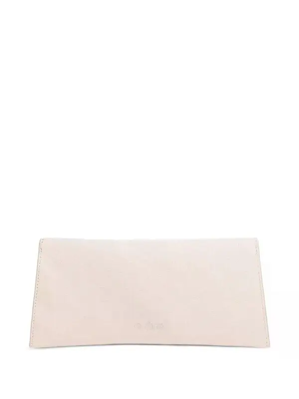 Tyler Ellis 28 Lee Lineage Leather Clutch Bag - Neutrals
