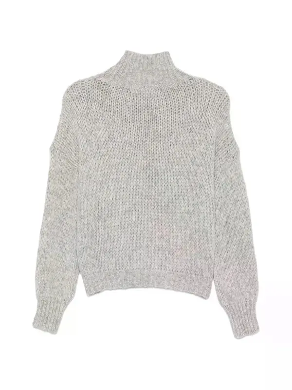 ROBERTO COLLINA Chunky-knit High-neck Sweater