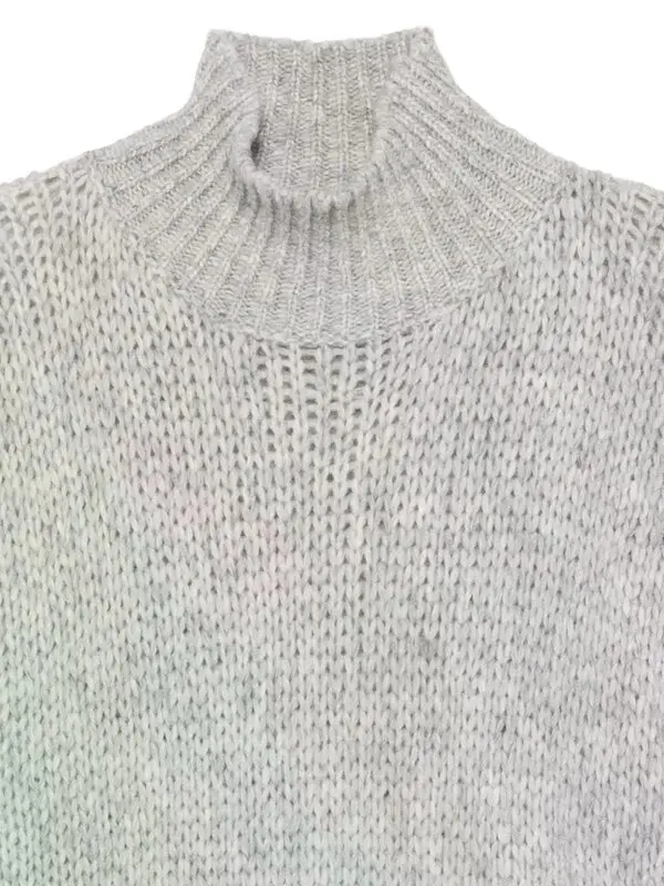 ROBERTO COLLINA Chunky-knit High-neck Sweater