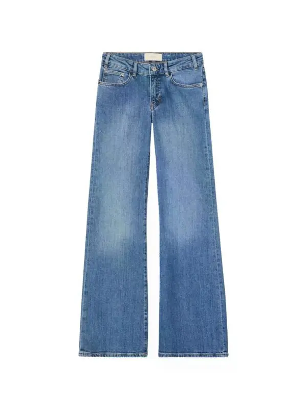 JEANERICA The San Babila Faded-effect Flared Jeans