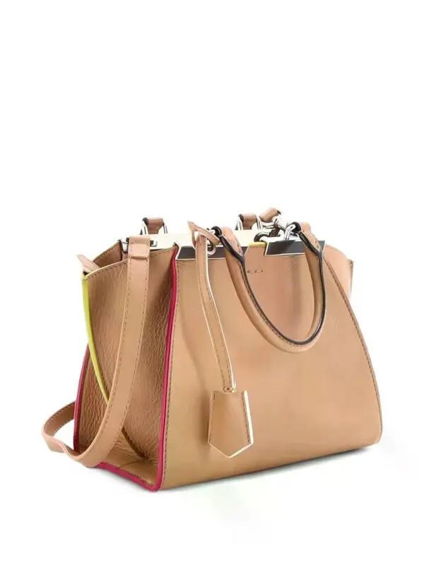 Fendi 3jours Bag Leather Mini Crossbody Bag - Neutrals