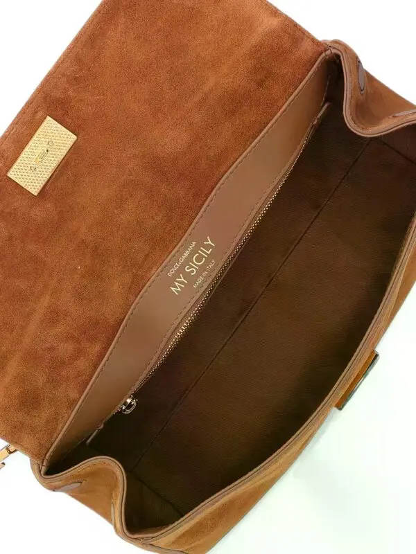 Dolce & Gabbana My Sicily Suede Tote Bag