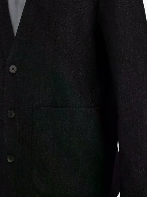 Herno V-neck Wool-twill Jacket