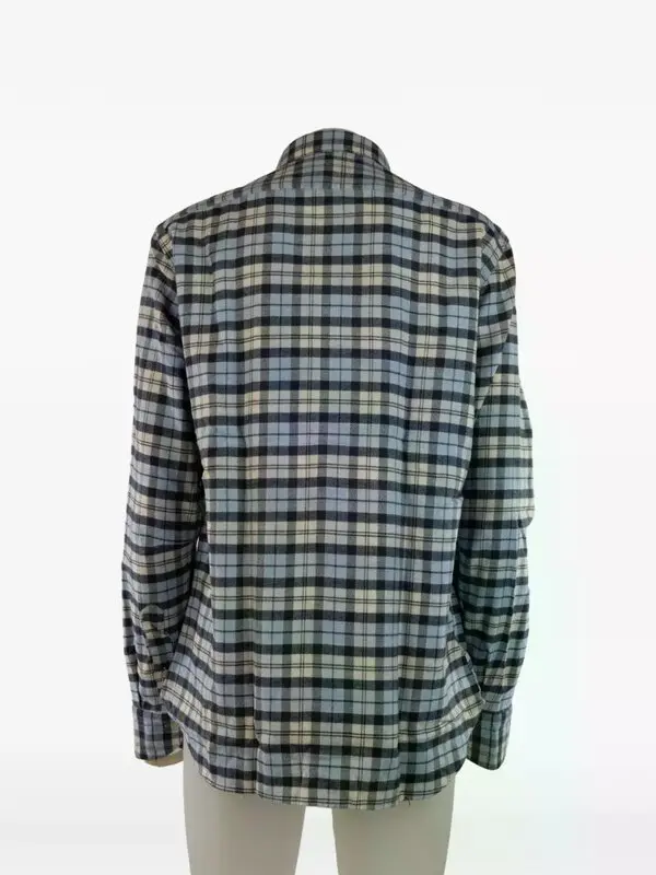 TINTORIA MATTEI 954 Check-pattern Button-down Shirt