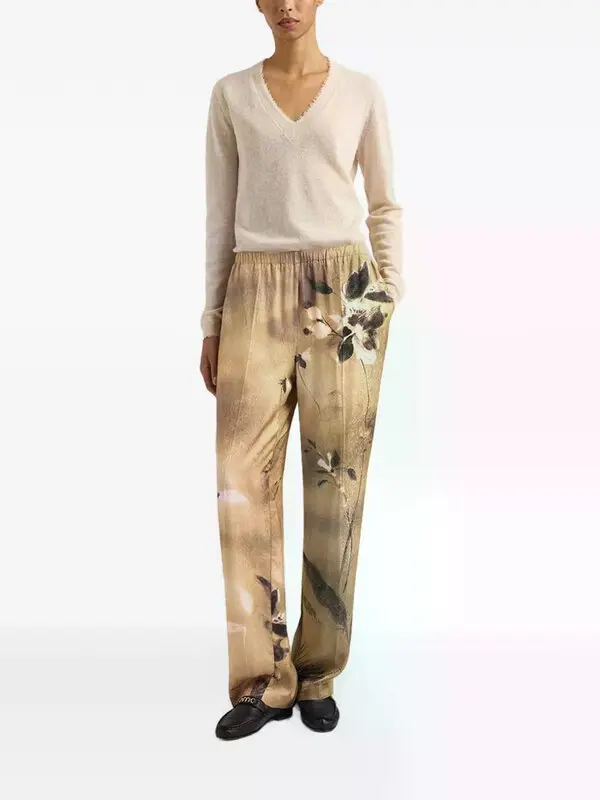 Momoni Mynstur Jacquard-knit Straight Trousers