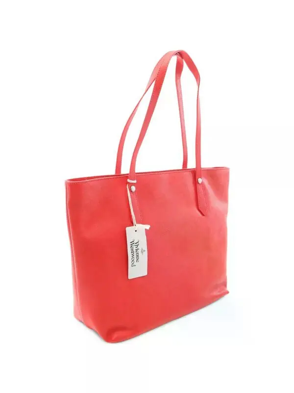 VIVIENNE WESTWOOD Orb Leather Tote Bag