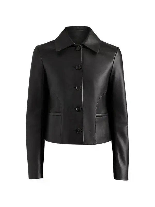 Proenza Schouler Kenza Jacket In Nappa Leather - Black
