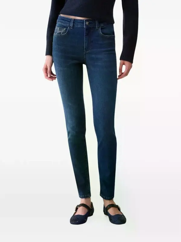 Liu Jo Skinny Jeans With Appliqués