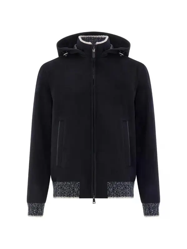 Paul & Shark Hooded Cashmere Jacket